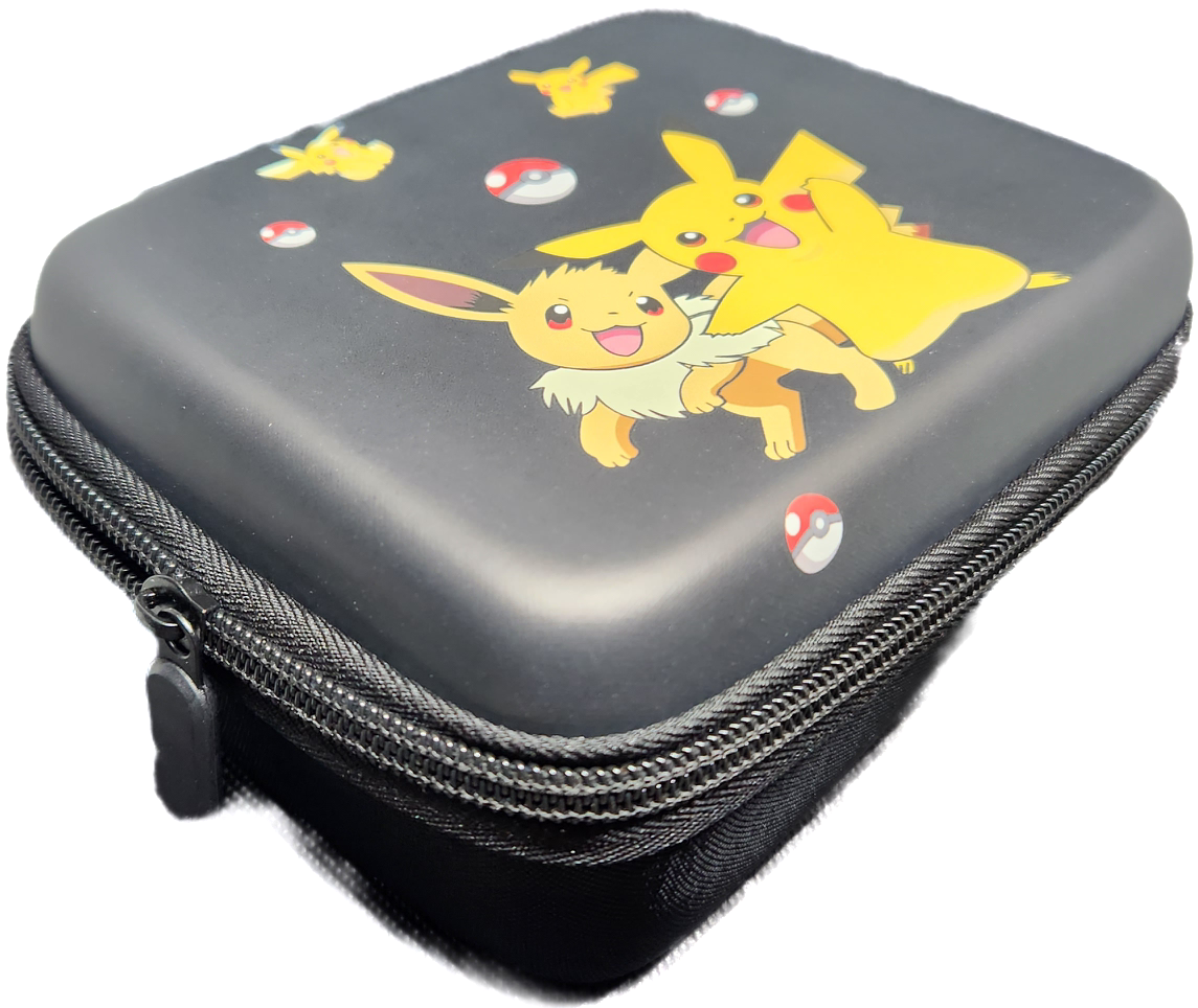 Pokemon Portable Hard-Shell Card Storage Box- Pikachu and Evee – Gamers ...