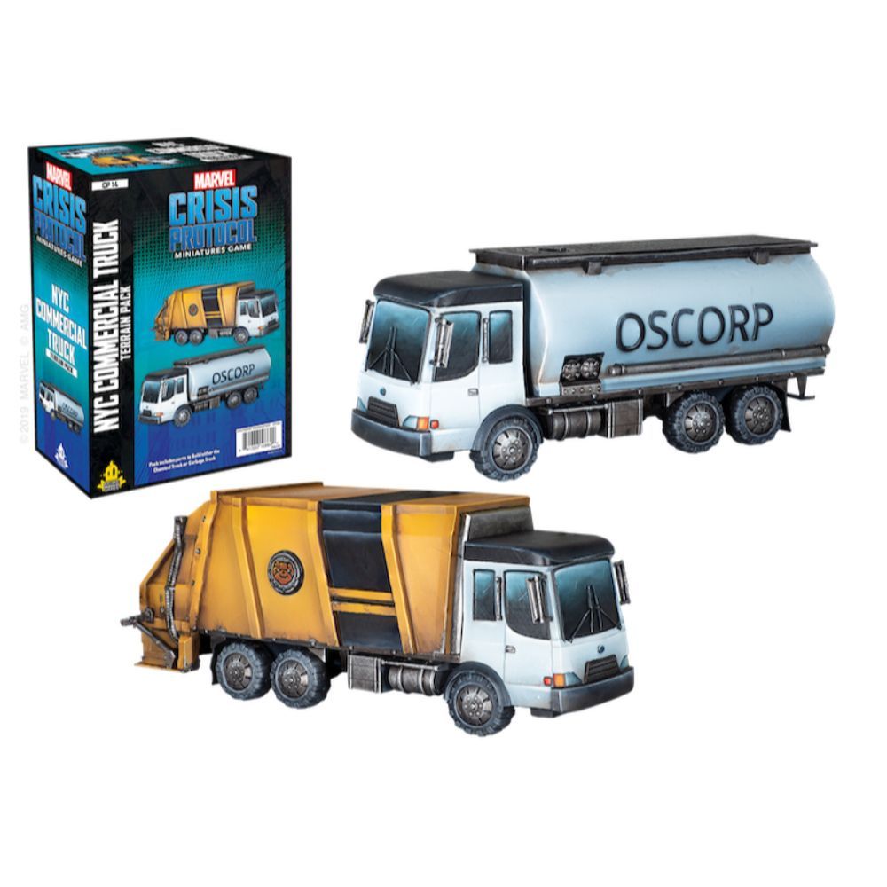 Marvel Crisis Protocol Miniatures Game NYC Commercial Truck Terrain Pa ...